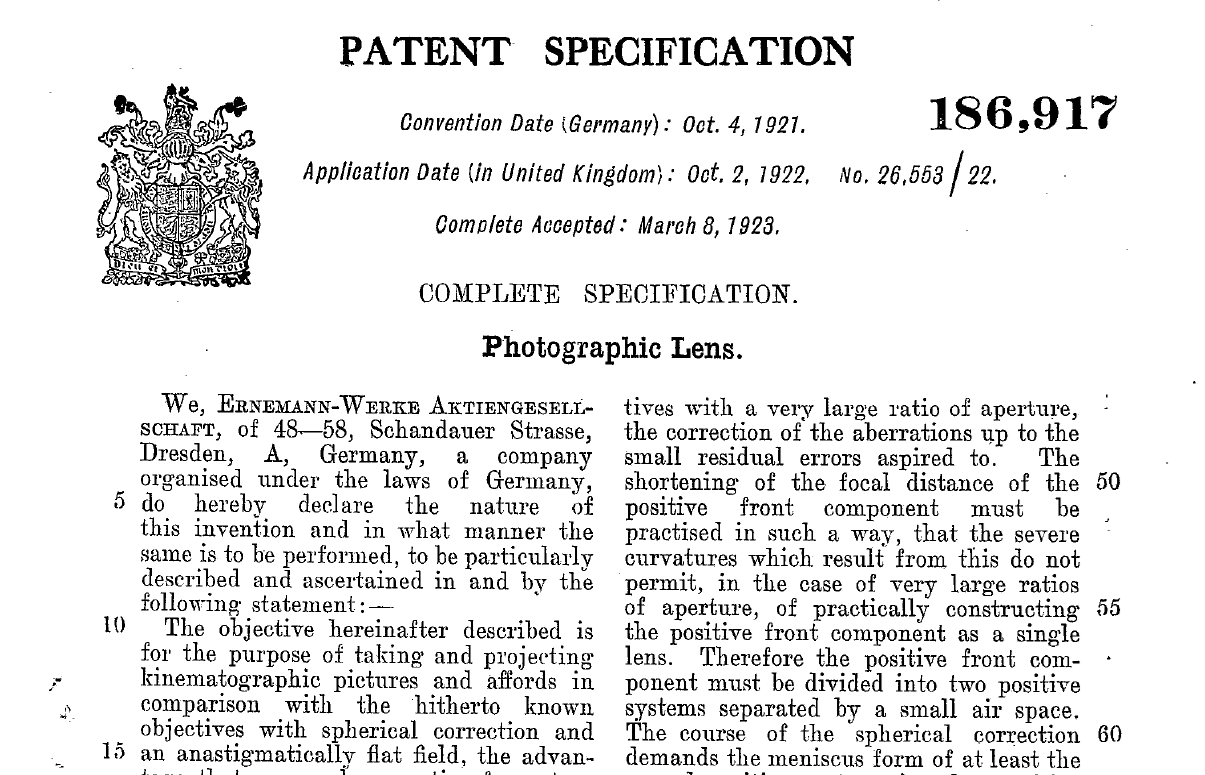 歴史的レンズ解説 Ernemann Ernostar(エルノスター) 【世界レンズ遺産】第003話 - LENS Review